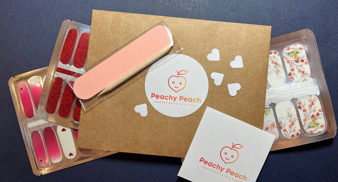 Peachy Peach Nails - Perfect Nails in a Flash